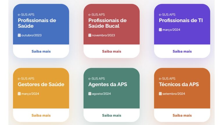 Saúde lança plataforma de cursos sobre e-SUS Atenção Primária